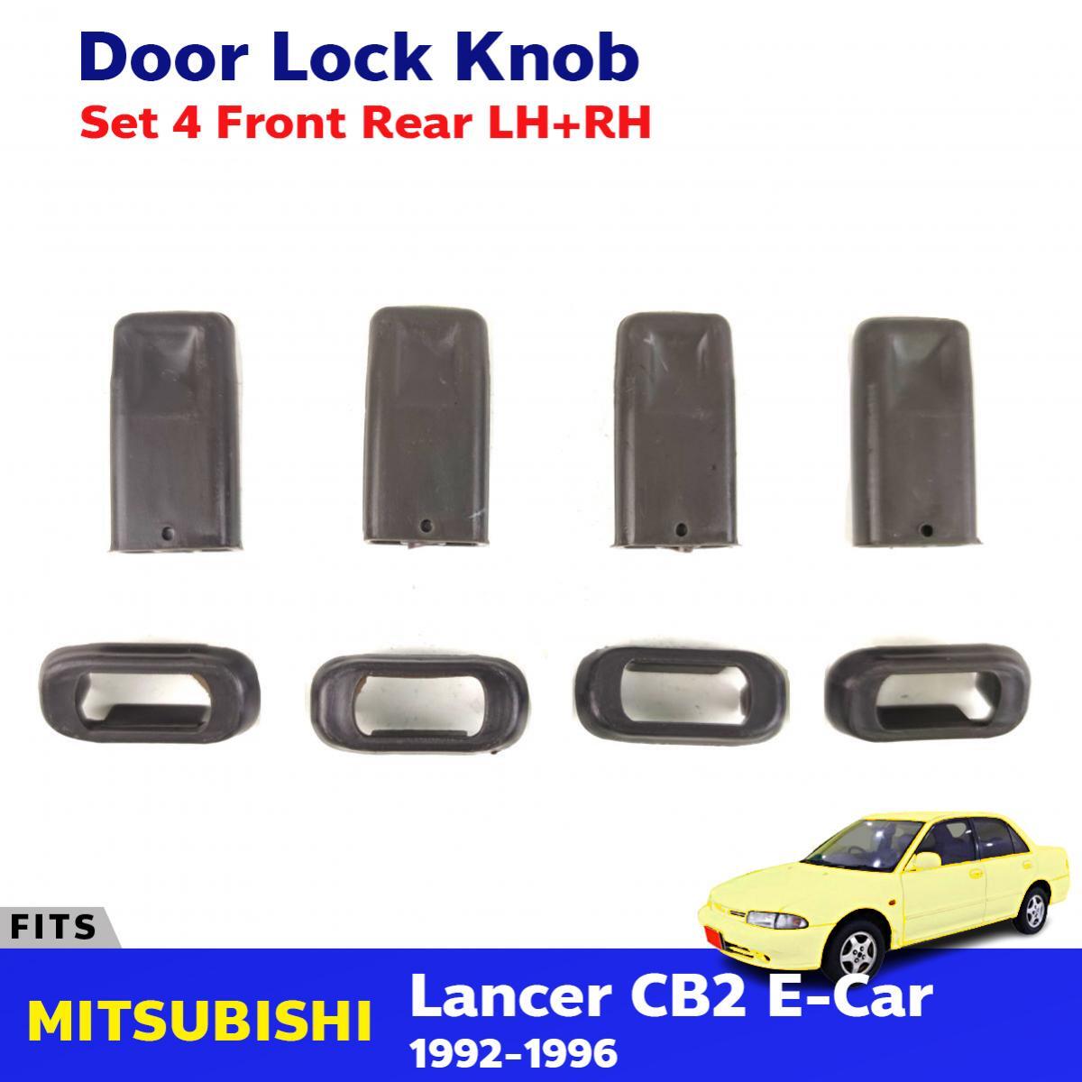Door Lock Knob 4 PCS Fits Mitsubishi Lancer CB2 E-Car 4D Sedan 1992-96 ...