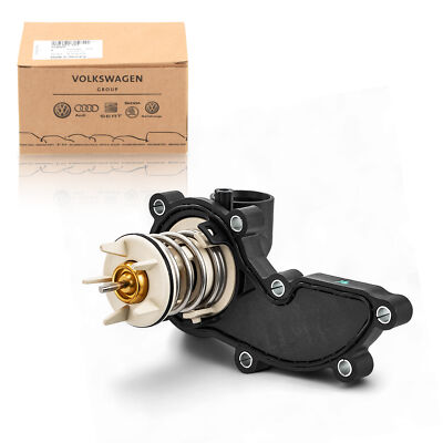 Coolant Thermostat 06E121111AL For Audi A4 A5 A6 A7 A8 Q5 Q7 S4 VW ...