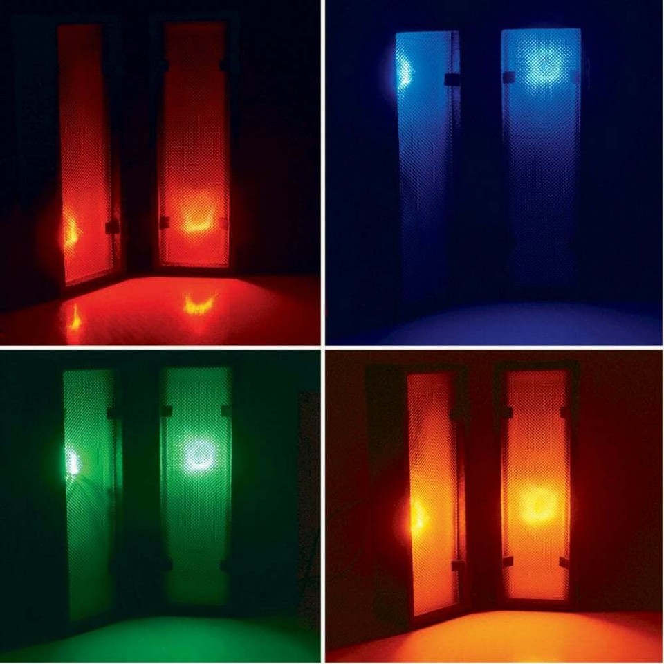 Retro Disco Lighting 70's 80's Colour Light Boxes New Tech LED Sound to ...