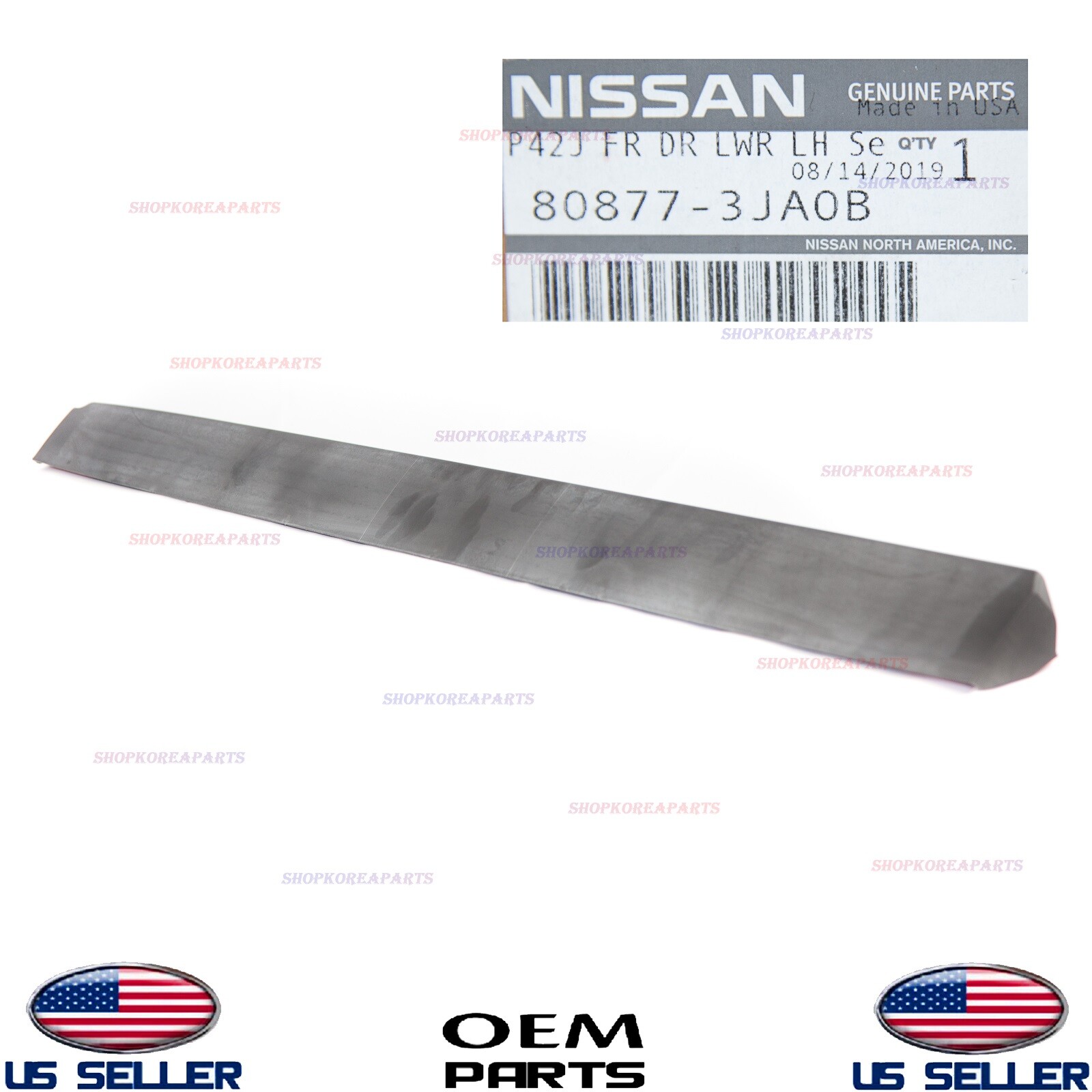 Genuine Front LEFT Door Lower Moulding Driver Side OEM INFINITI JX35 ...