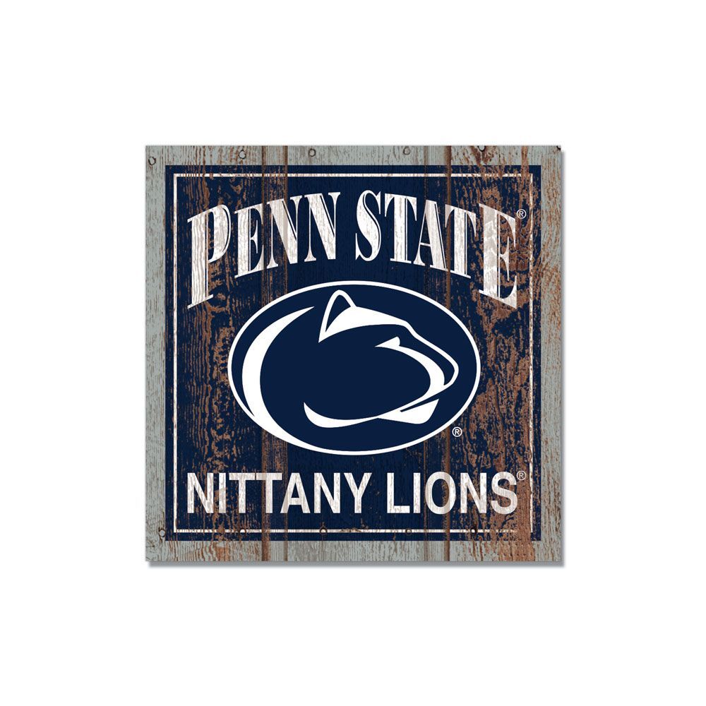 LOT OF TWO (2) PENN STATE (3" X 3") DISTRESSED LOOK, WOODEN MAGNETS | eBay