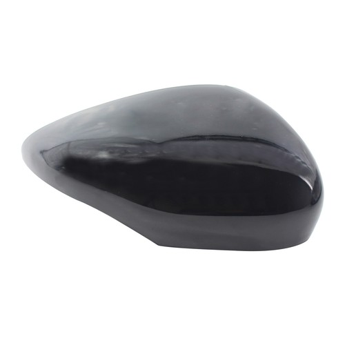 Gloss Black Wing Mirror Cover Painted Replacement for Ford Fiesta N8H4 ...