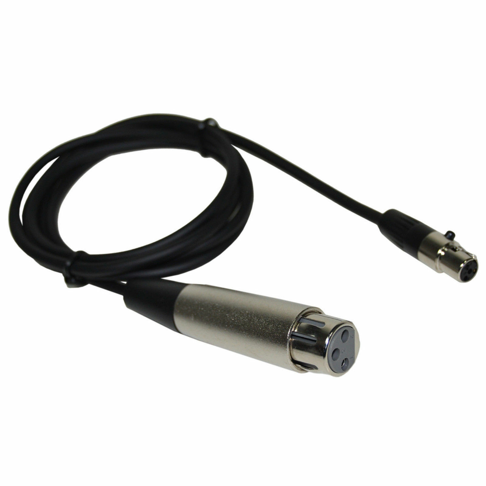 HQRP 4-Pin Mini TA4F to XLR(F) Microphone Adapter Cable for Shure WA310 ...