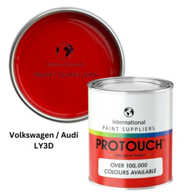 LY3D Tornado Red VW Volkswagen Audi Basecoat Car Paint Spray Neat ...