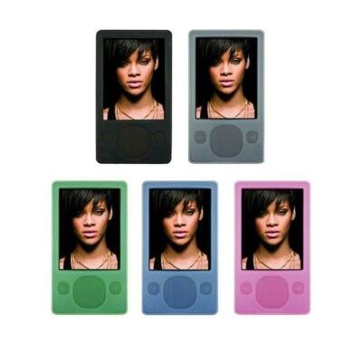 for Microsoft Zune 80GB 120GB MP3 Player Soft Silicone Rubber Skin ...