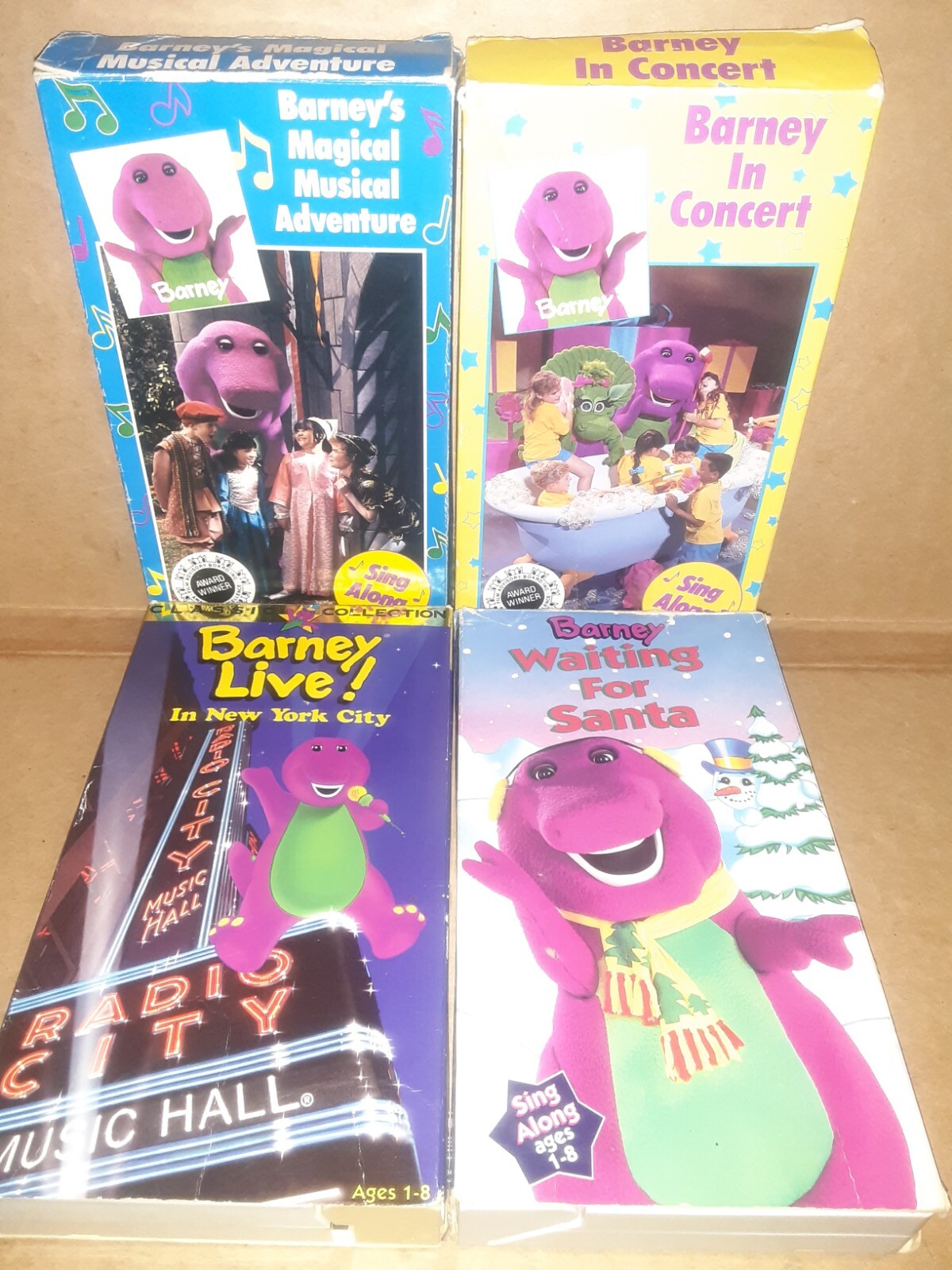 Barney Home Video VHS Lot Of Four Tapes | eBay