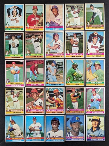 1976 Topps Baseball Set Break 25 Cards | eBay