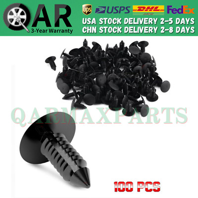 100x Fender Christmas Tree Clip Retainer For GM Ford Chrysler 1605396 ...