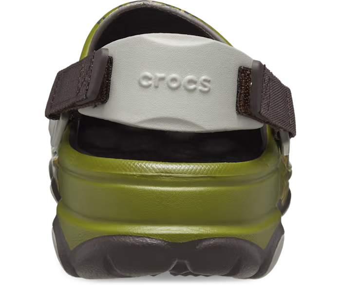 Crocs All-Terrain Summit/Mountain Graphic Clog Green/Espresso/Camo Men ...