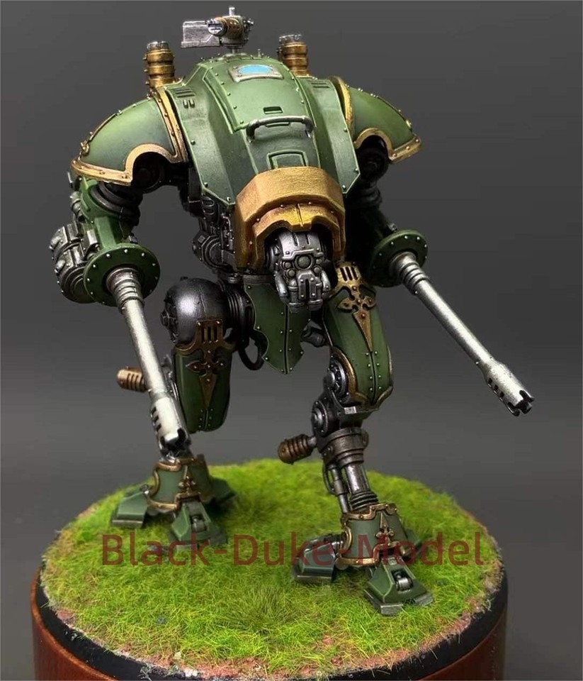 Pro-Painted Chaos Knight Armiger - Warhammer 40K Miniature Painted | eBay