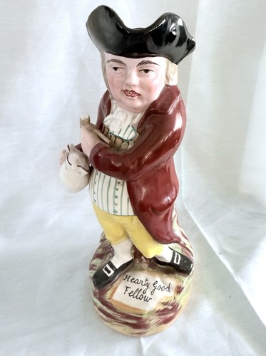 Antique English Hearty Good Fellow Toby Jug Pitcher Majolica? | eBay