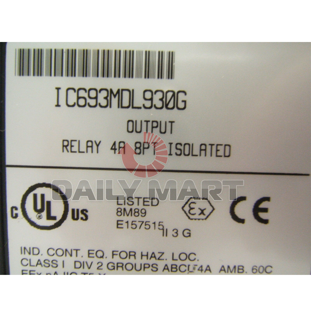 Used GE Fanuc IC693MDL930 Isolated Relay Output Module | eBay