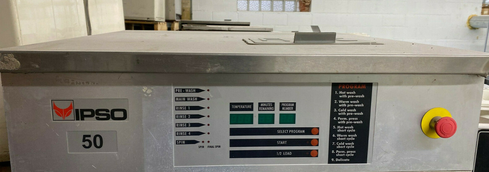 IPSO 50lb 1 Phase Commercial Washer for sale online | eBay