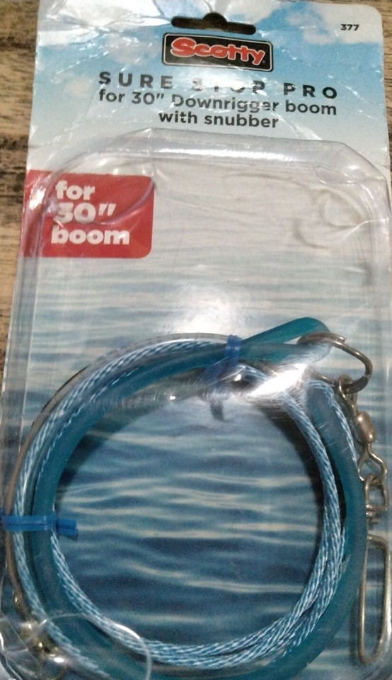 Scotty 377 Sure Stop Pro f/30" Downrigger Boom w/Snubber | eBay