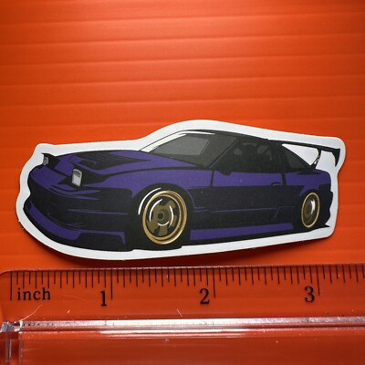 Nissan 240SX Sticker Decal Racing Car Skateboard Laptop Waterbottle ...