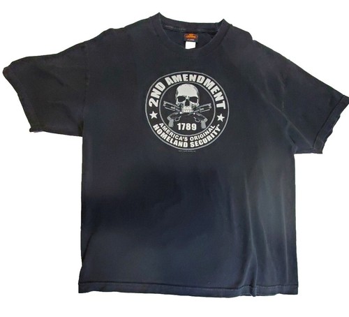 2ND AMENDMENT T-Shirt Homeland Security Pro Guns Firearms Hunting NRA ...