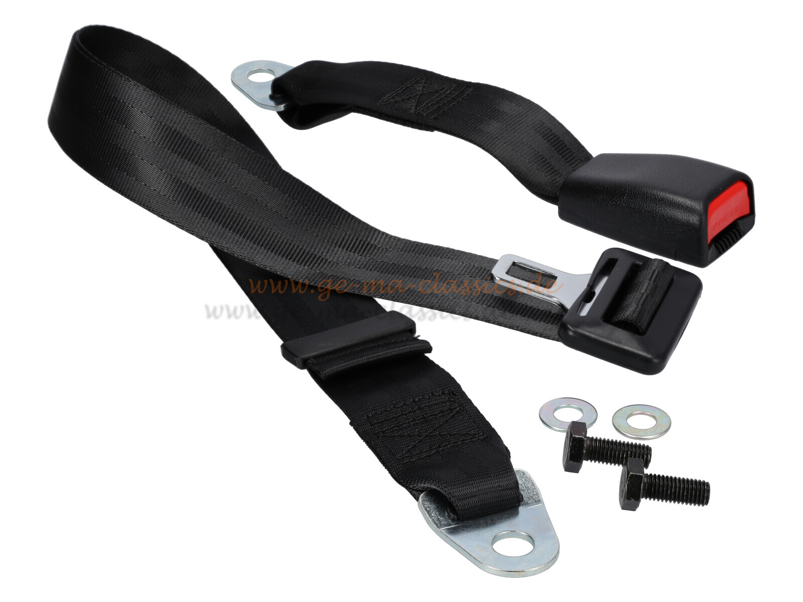 2-Punkt Beckengurt Universal hinten für VW Käfer Bus T1 T2 T3 Typ3 &CO ...
