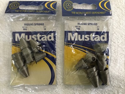 MUSTAD Ballyhoo Rigging Springs Stainless Steel 10 Pack X 2 (20 Springs ...