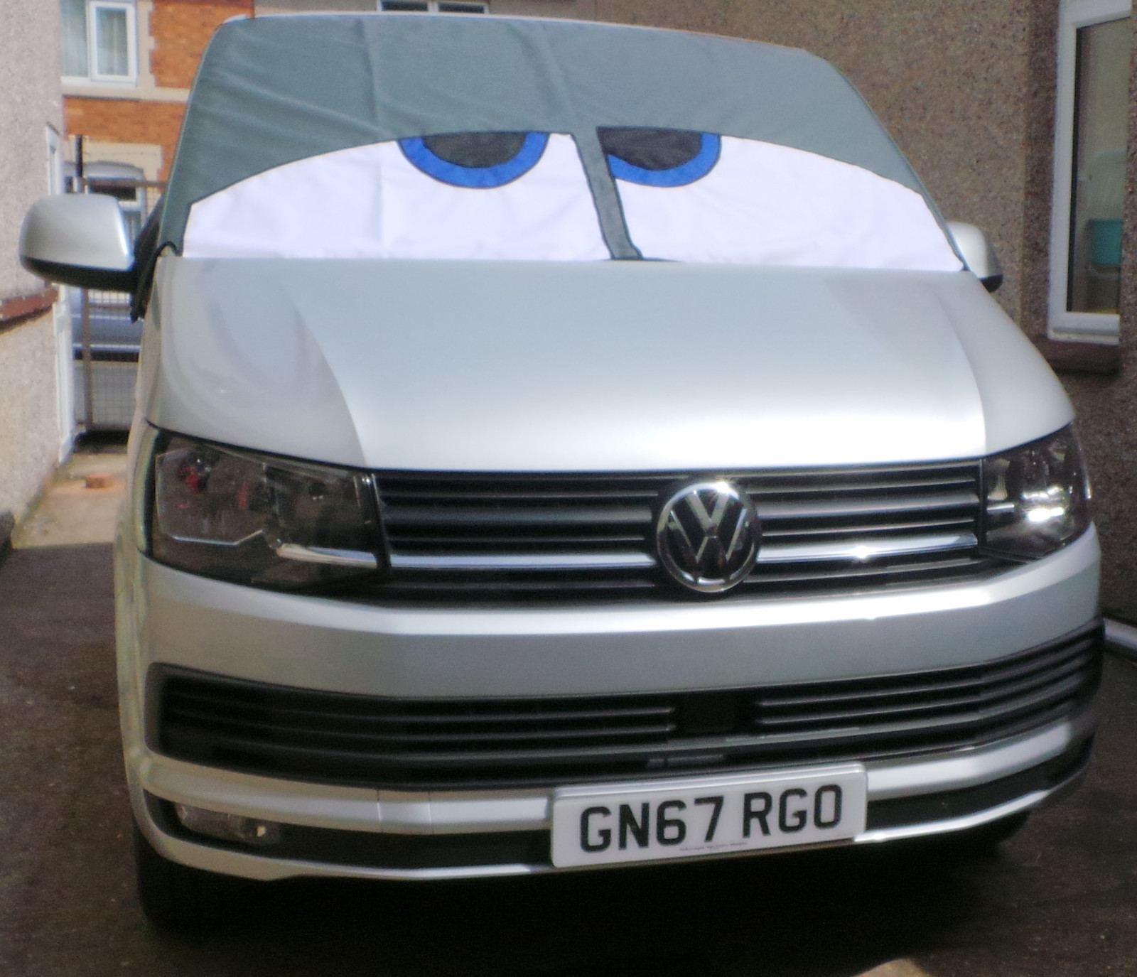 VW T5 / T6 original Bus Eyes screen cover / wrap Happy Buseyes blind ...