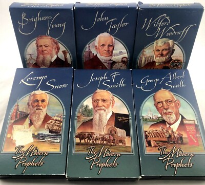 6 VHS Movies The Modern Prophets Living Scriptures Latter-day Saints D ...