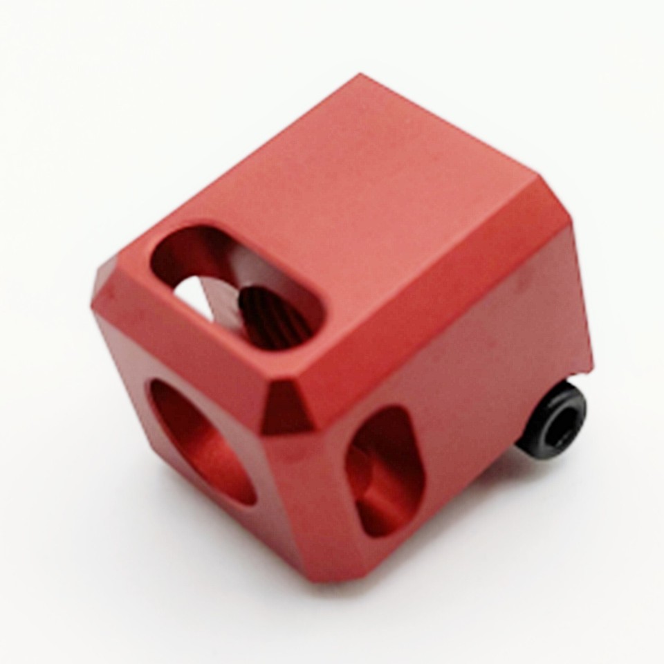 1/2x28 TPI 9mm Muzzle Brake Compensator Clamp Aluminum For Glock CC 4 ...