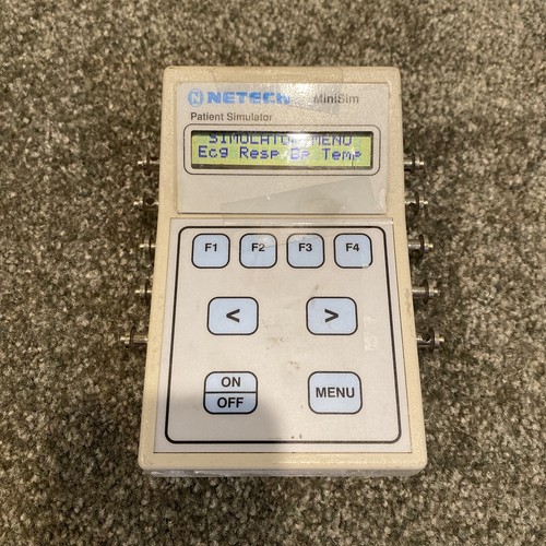 Netech MiniSim Patient ECG Arrhythmia Advanced Parameter Simulator GOOD ...