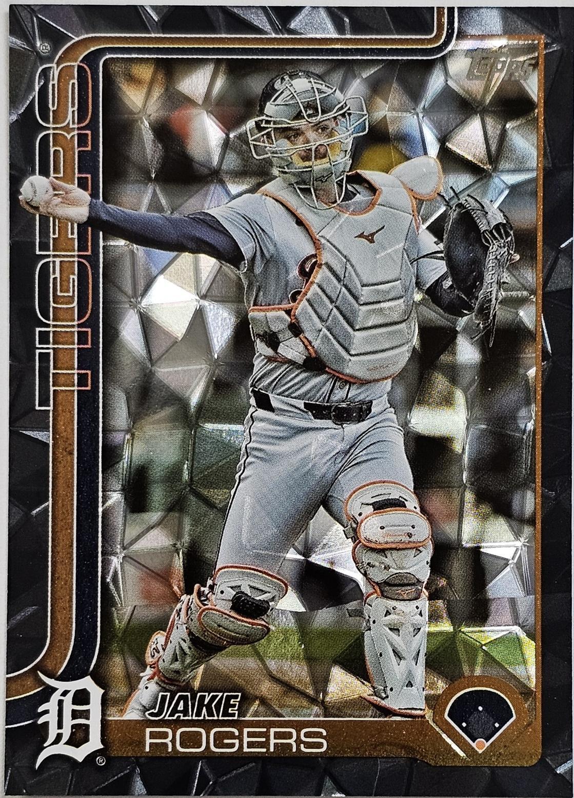 2025 Topps Series 1 - Jake Rogers #55 Black Diamante /10 for sale ...