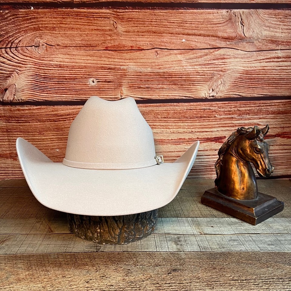 Mens Rodeo 100X Felt Western Cowboy Hat Tejana Lana Vaquero Texana Est ...