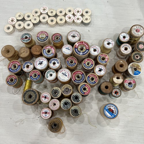 Vintage Thread Lot. Bobbins And Spools Coats And Clark’s, J & P Coats ...