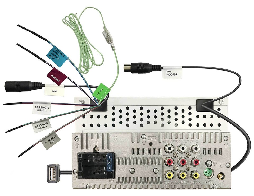 Kenwood 2DIN Bluetooth Lenkrad USB DAB Autoradio für Nissan 350Z 05-08 ...