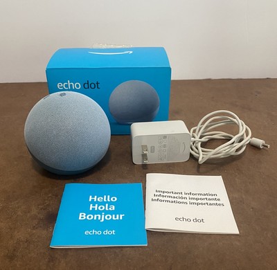 Amazon Echo Dot 4th Gen B7W64E Blue Bluetooth Smart Speaker With Alexa ...