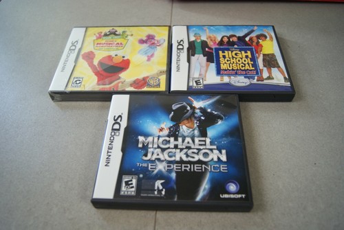 Nintendo DS Michael Jackson Experience High School Musical Monsterpiece ...