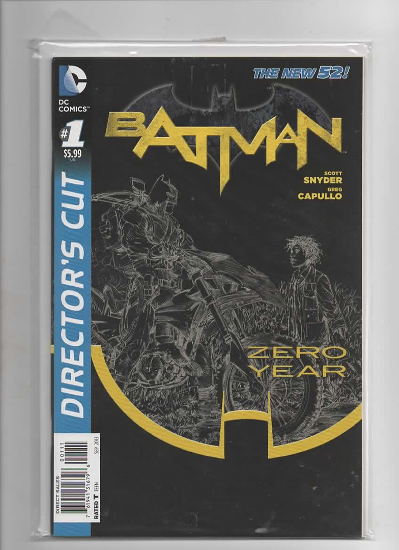 DC Comics Zero Year Directors Cut #1 2014 NM To NM+ Never Taken Out Of ...