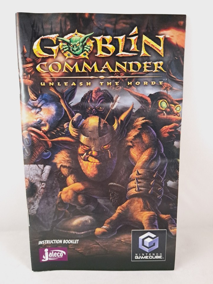Goblin Commander: Unleash the Horde (Nintendo GameCube ) CIB Complete Reg Card 32264194010| eBay