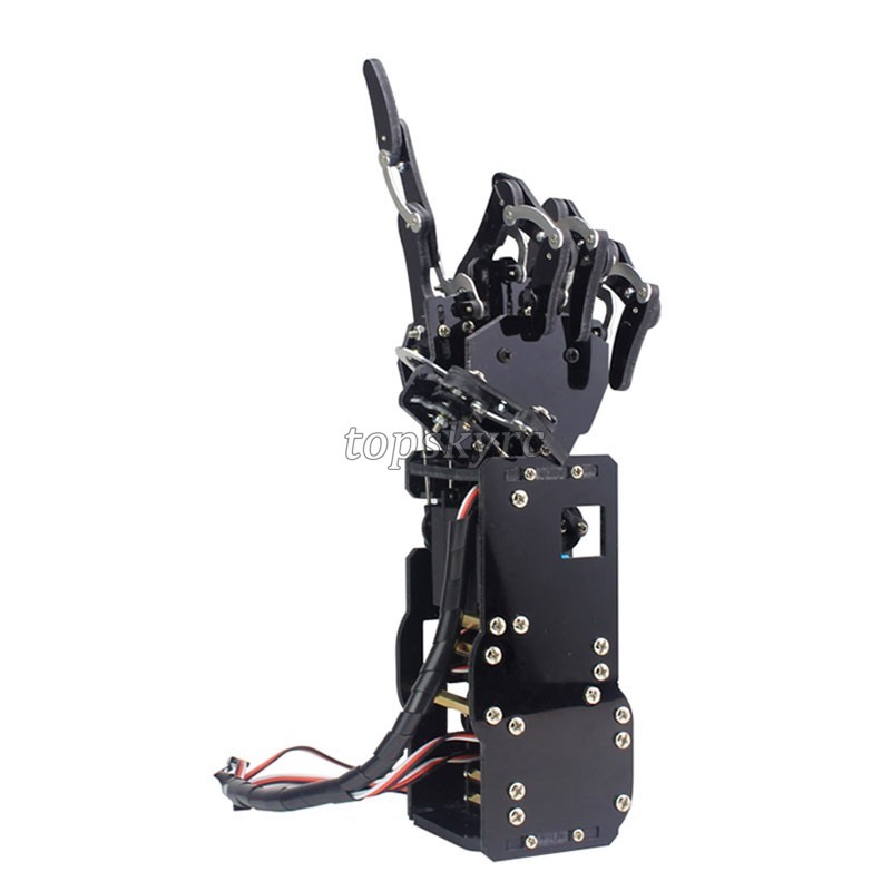 Robot Mechanical Arm Claw Humanoid Left Hand with Servos for Robotics ...