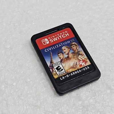 Sid Meier's Civilization VI Nintendo Switch Strategy Game Cartridge ...