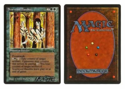 1x Scarwood Bandits: V0823: Signed/Autographed: Mark Poole: Black ...