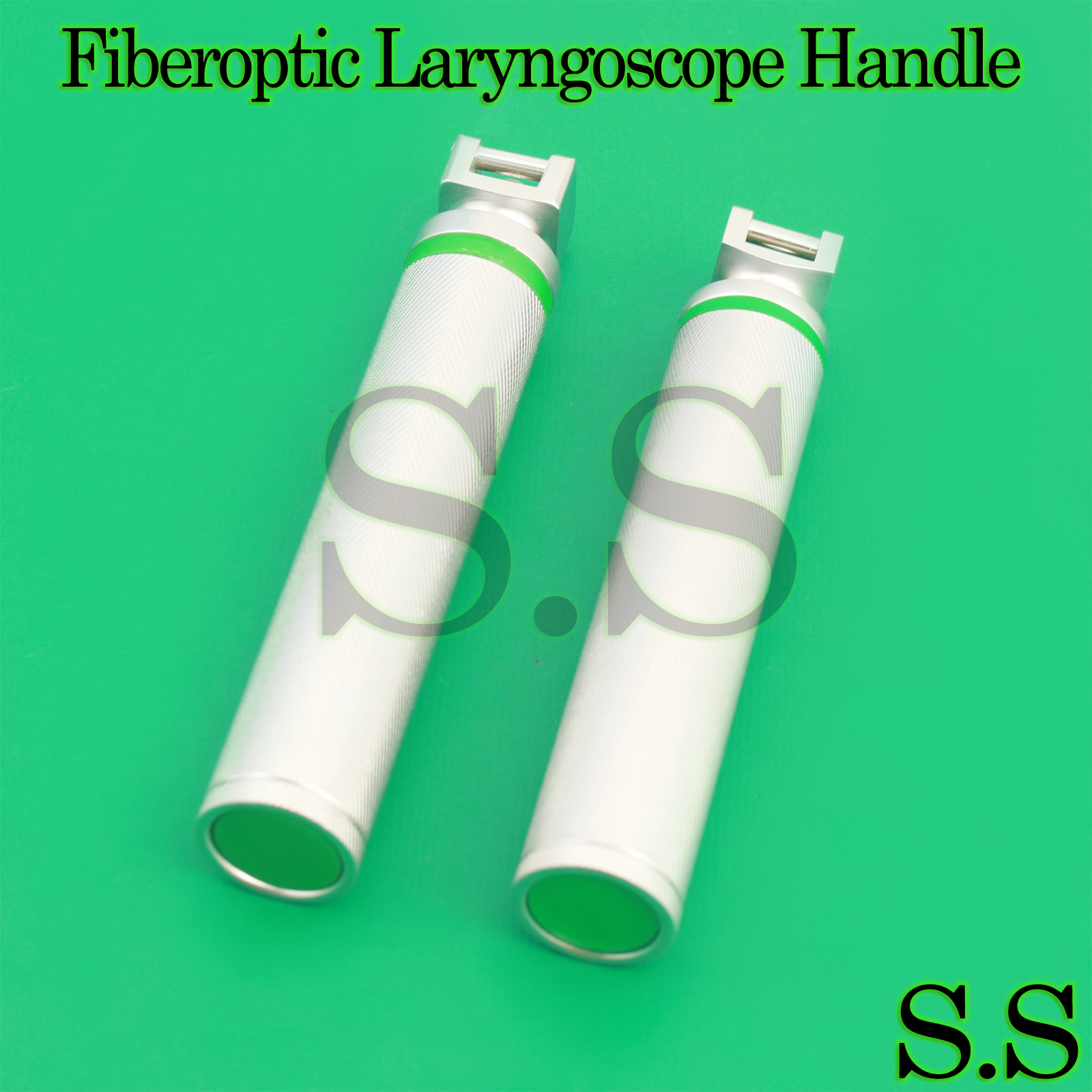 NEW 2 PREMIUM GRADE Fiberoptic Laryngoscope Handle Medium EMT ...