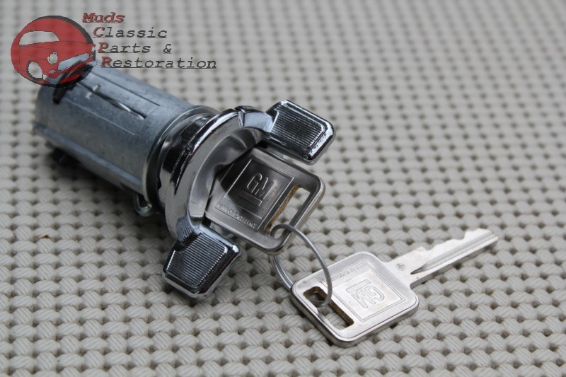 69-78 Camaro Chevelle GM Chevy Ignition Lock Cylinder w/Square Keys ...