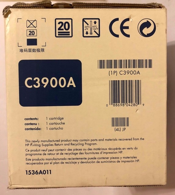 HP LaserJet Toner Cartridge C3900A SKU 179 for sale online | eBay
