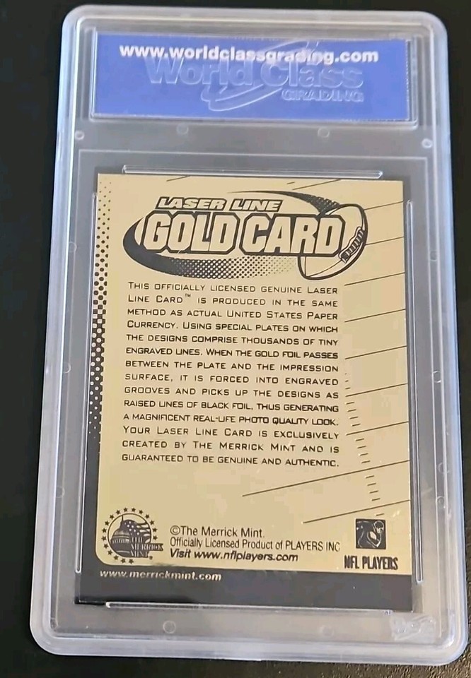 Aaron Rodgers 2008 Merrick Mint Laser Line Hologram Signature WCG 10 ...