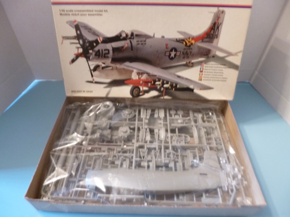 MONOGRAM 1/48 A-1H SKYRAIDER #5419 YEAR 1980 | eBay