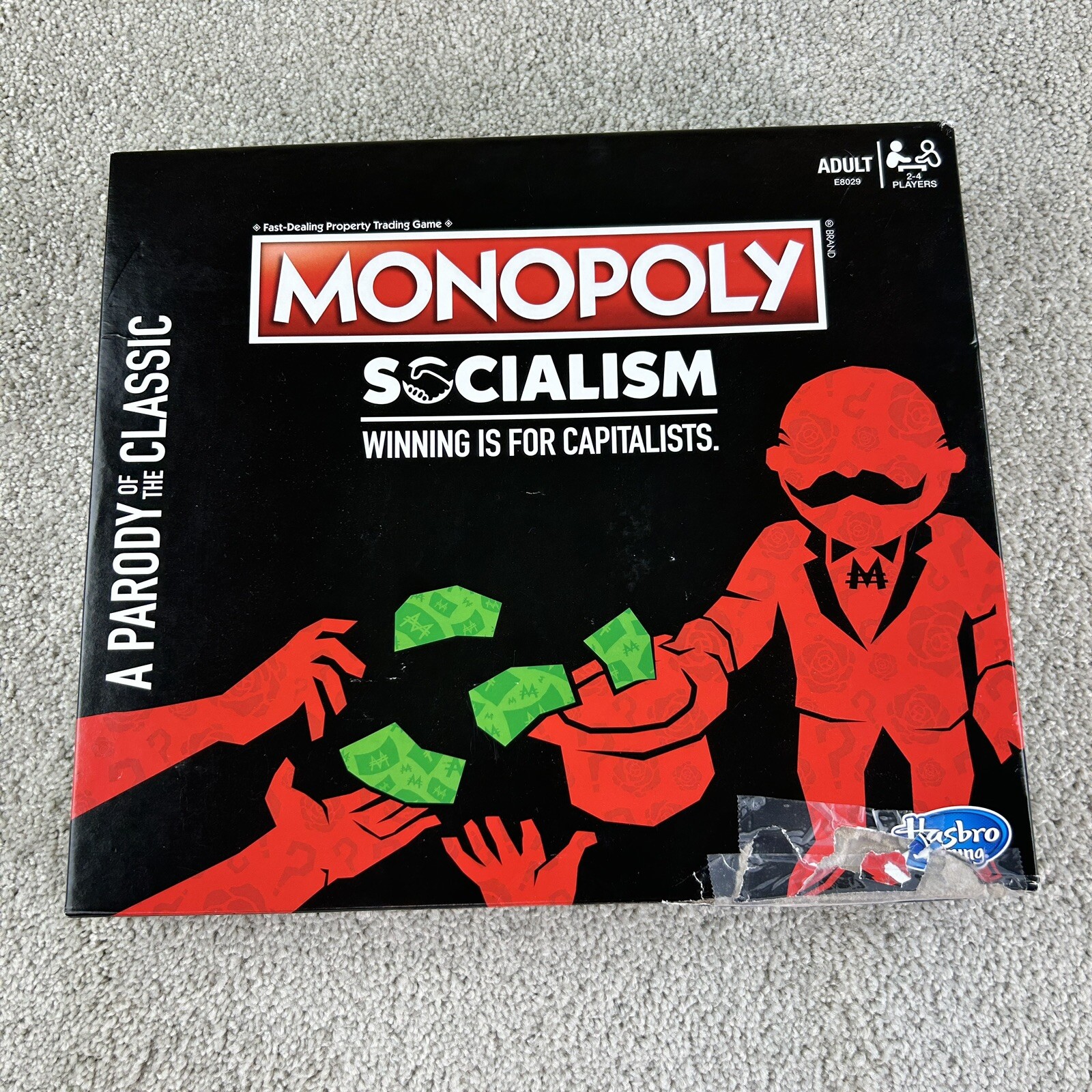 Hasbro+Monopoly+Socialism+Parody+Board+Game for sale online | eBay