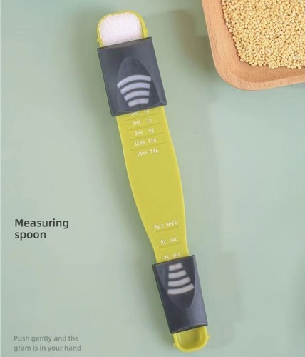 Adjustable 9-in-1 measuring spoon Gram Weight Double Sided Powder Metering New | eBay