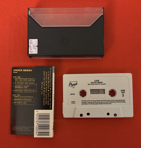 Chuck Berry Live Kcbr 1007 Audio Cassette K7 Fine Condition | eBay