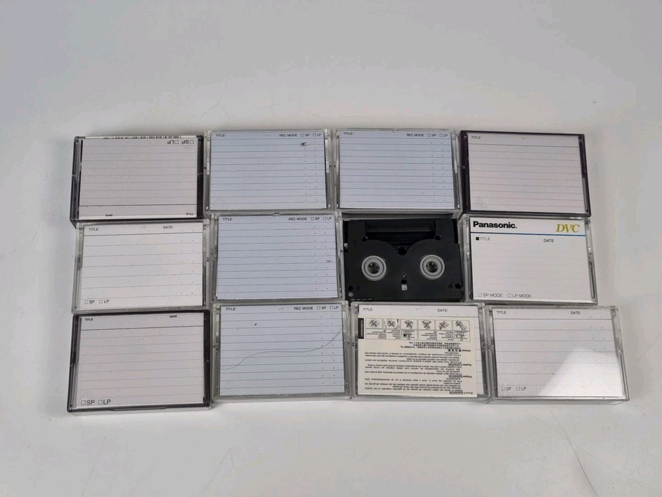 12 x Used DVM-60 Mini DV Digital Video Camcorder Tapes/ Cassettes JVC ...