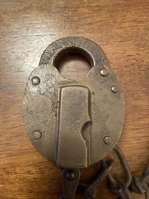 Vintage Handling-St Louis Padlock | eBay