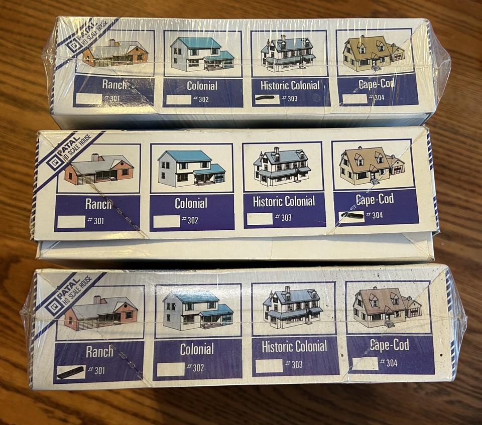 Ho Scale 1/87 Lot #1 Building Kits of PATAL # 301, 303, 304 | eBay