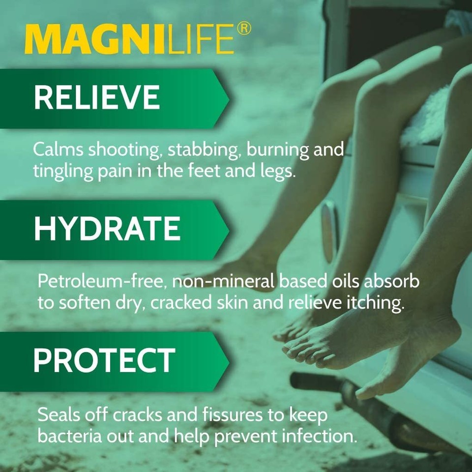 MagniLife Skin Moisturizer Pain Relief Cream for Dry Itchy Sensitive ...