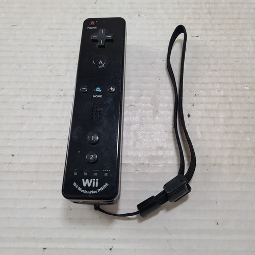Nintendo OEM Wii Remote Plus Black Wiimote with MotionPlus Genuine RVL ...